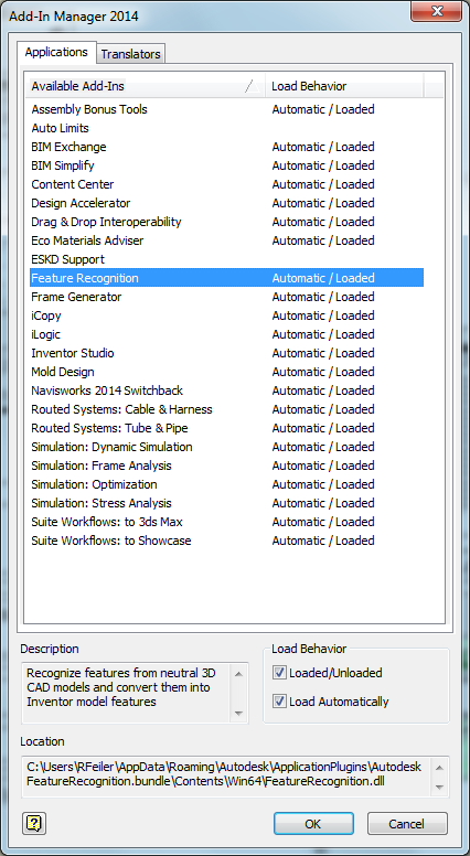 feature recognition - Page 2 - Autodesk Community