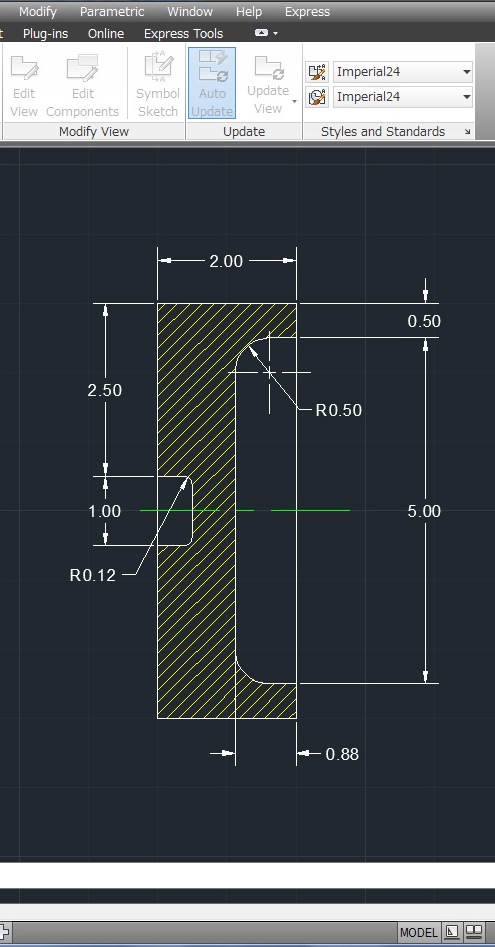 Solved: Problems on sectioning and dimensioning fillets - Page 2 - Autodesk Community