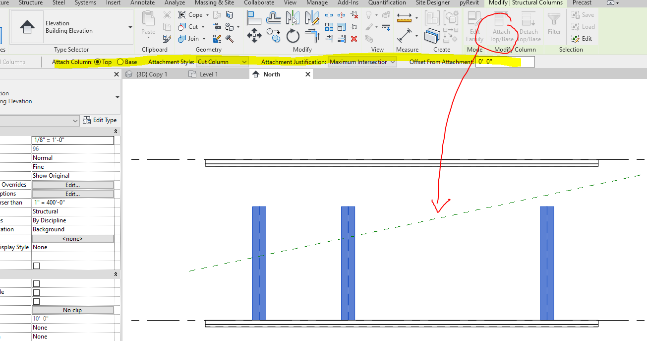 Solved: Can Not Adjust Height Of Structural Columns - Autodesk Community