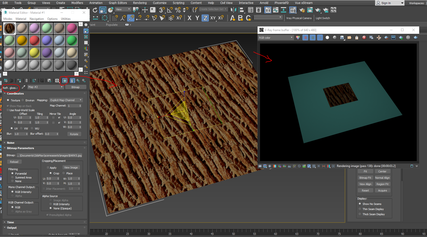 Tiles in viewport, not in render - Autodesk Community