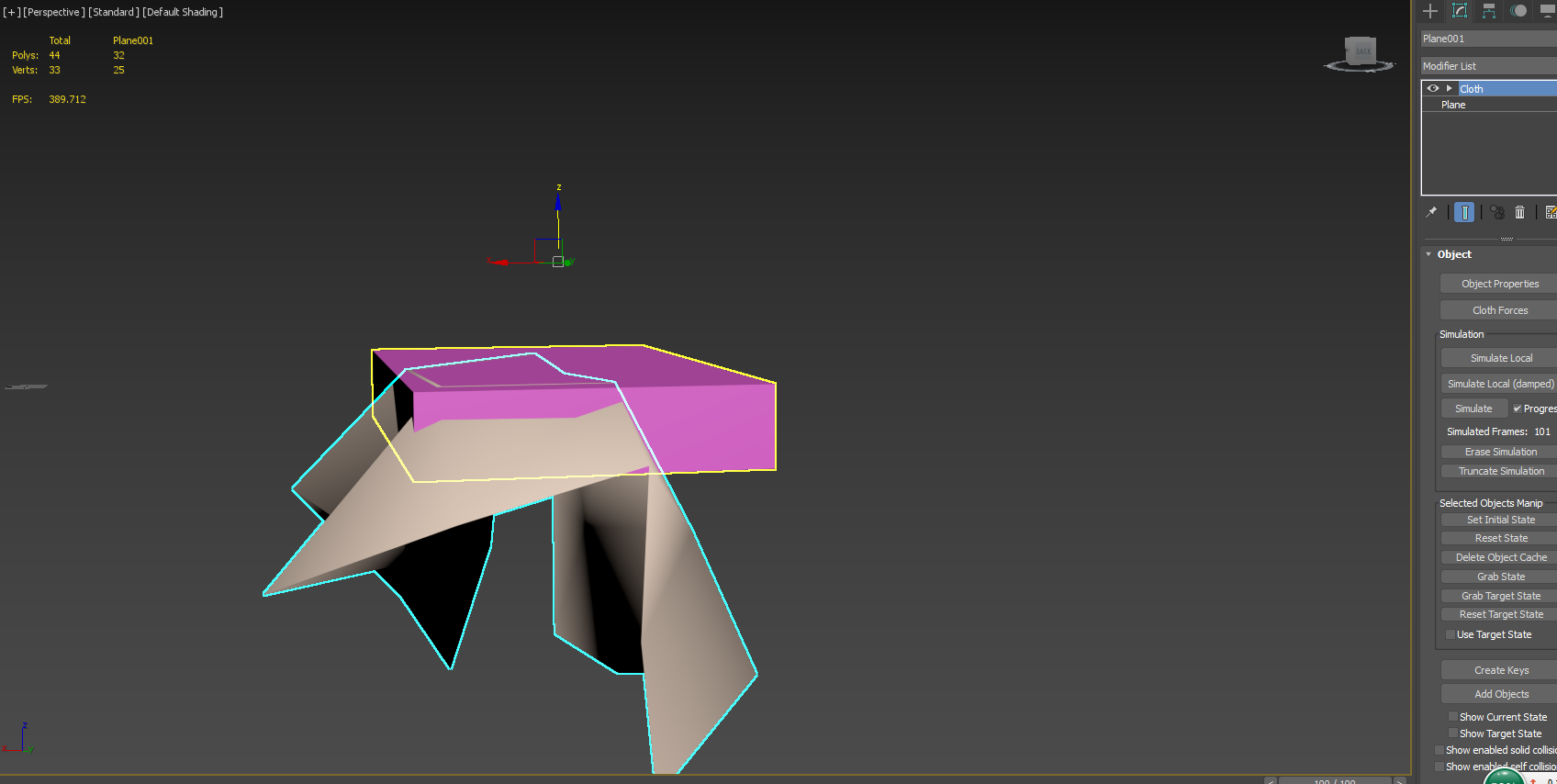 Solved: Guys Cloth Modofier and simulation 3ds max 2017 - Autodesk ...