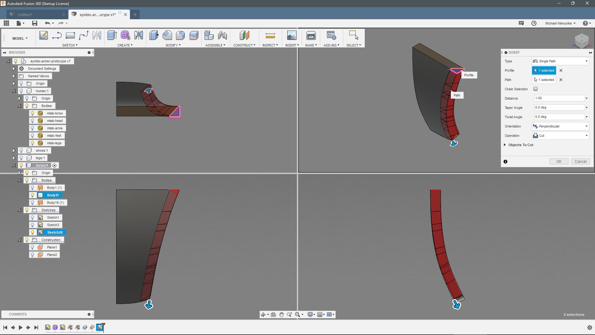 Solved: Sweep Along 3D Path - Autodesk Community