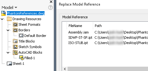 Solved: Empty Drawing References Parts - Autodesk Community