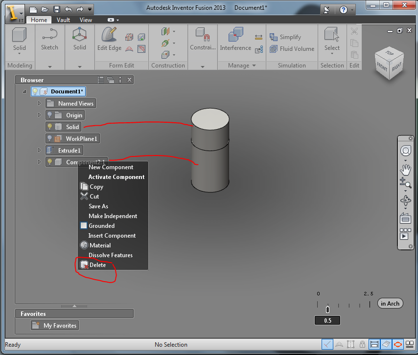 Slicing Cylinder Autodesk Community 