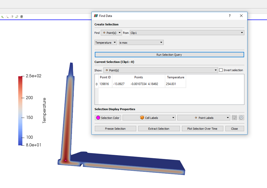 Instantly display the maximum value of the result and its location ...