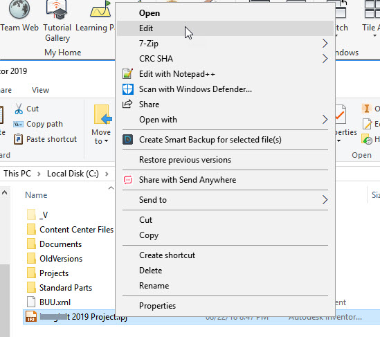 inventor project wizard - Autodesk Community