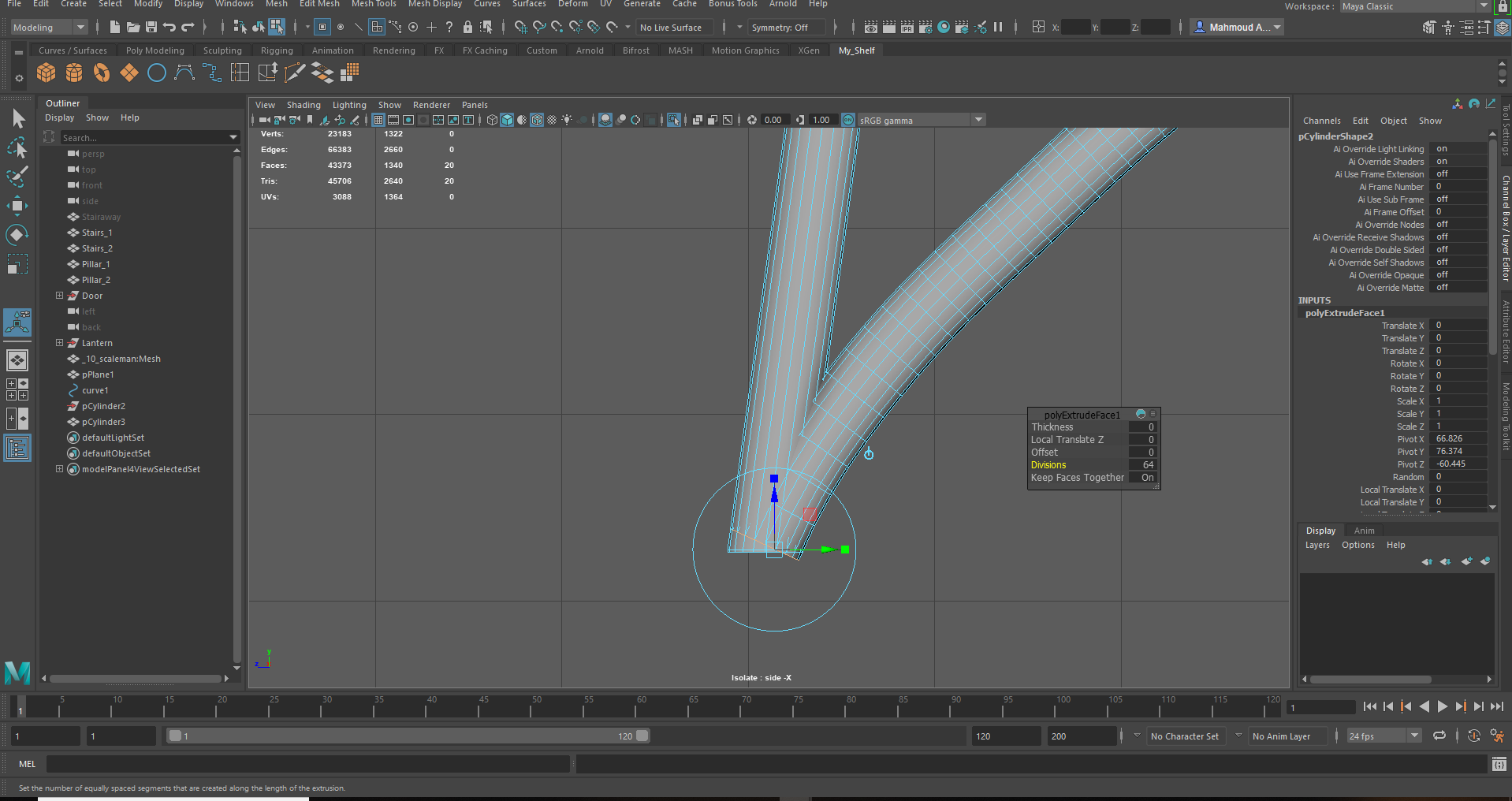 Solved: Extruding along curve bug - Autodesk Community
