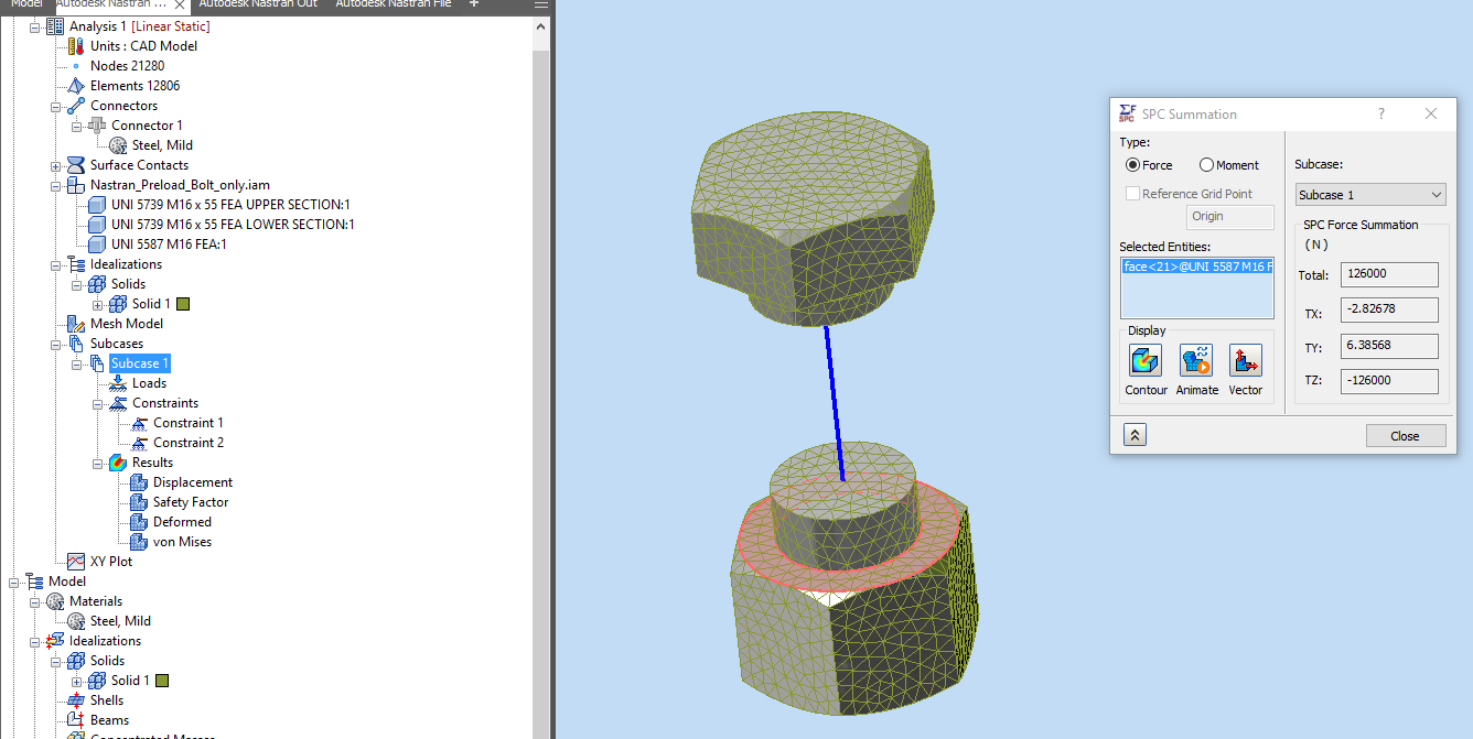Solved: Software problem with bolt preload in version 12.1? - Autodesk Community