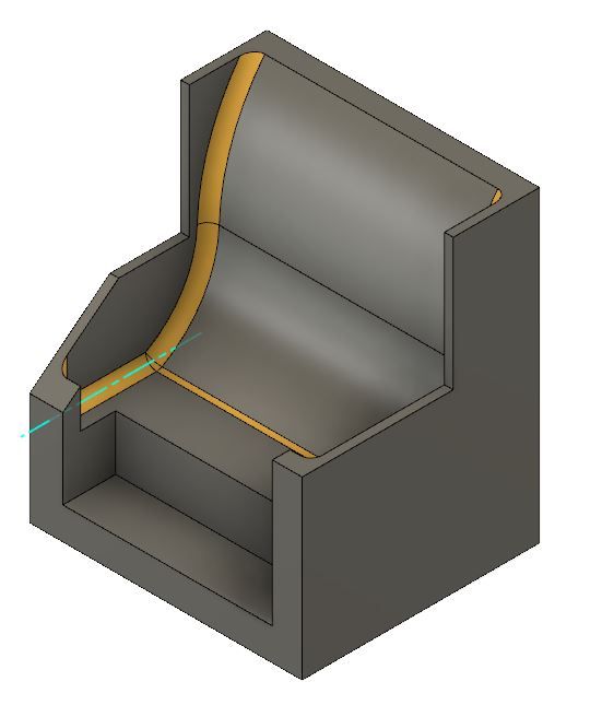 Sketch curve to follow centerline of fillet - Autodesk Community