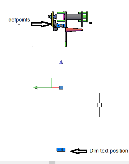 dim. text position vs defpoints are 30 inches away ? - Autodesk Community