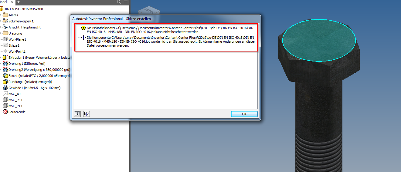 Inventor: Mit iLogic Größe der Inhaltscenter-Teile ändern - Autodesk ...