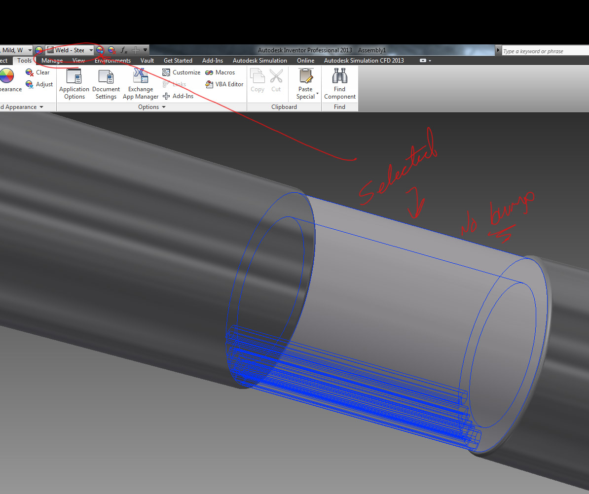 Solved: Weld bump map not showing & Visual Styles / graphics issues (2013 IV) - Autodesk Community