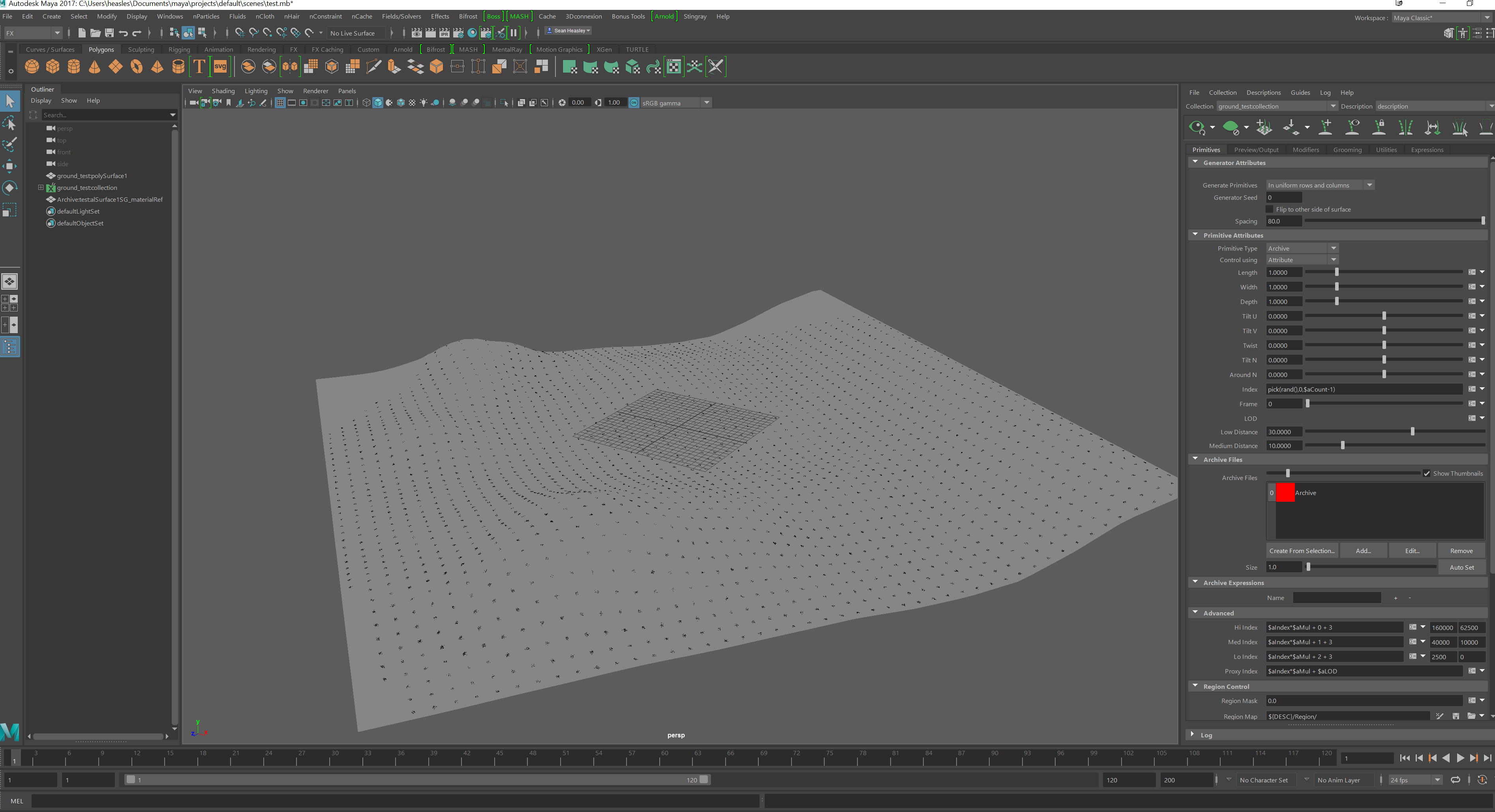 Maya 2017 Xgen splines dont attach to surface after archive - Autodesk ...