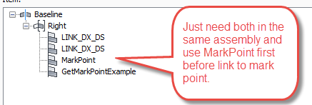 Solved: How to creat "link to mark point" subassembly by Autodesk Subassembly Composer ...