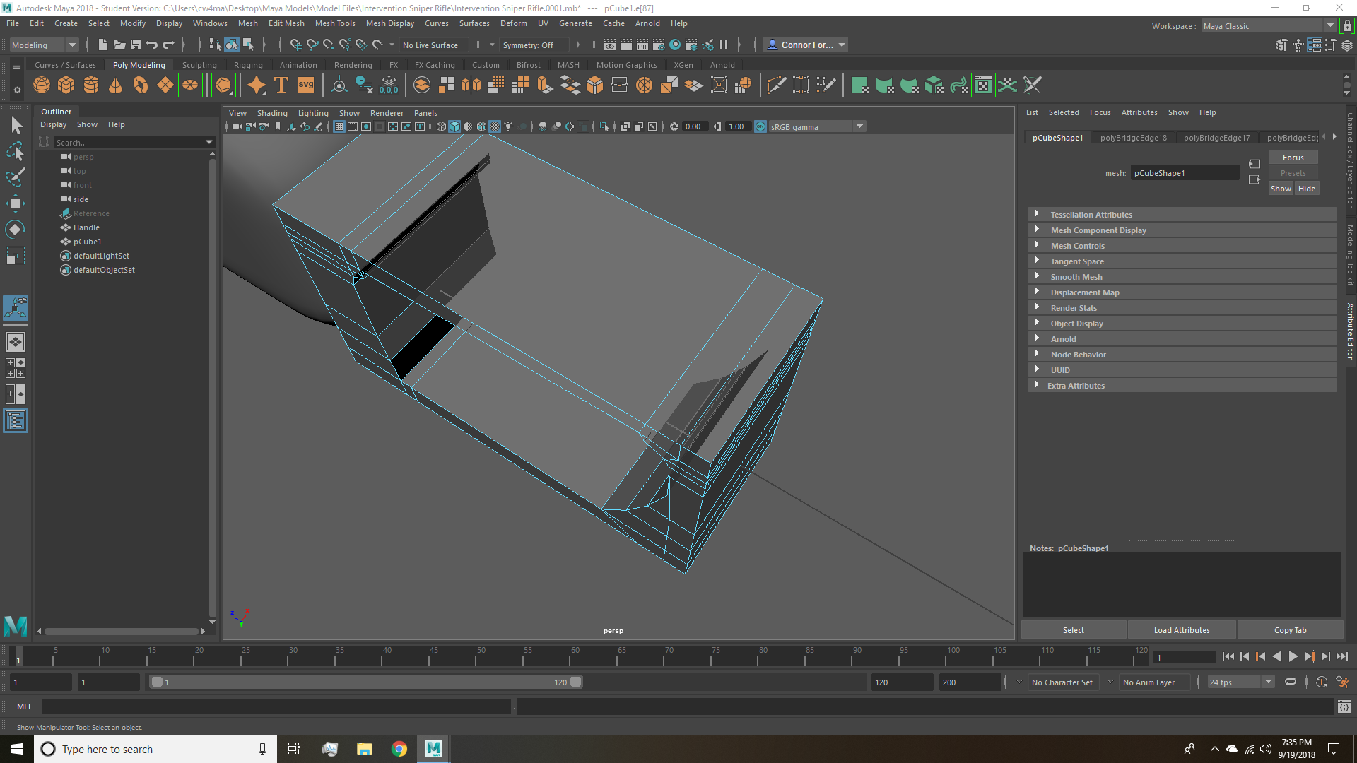 My models are partly see through when I use the bridge tool. - Autodesk ...