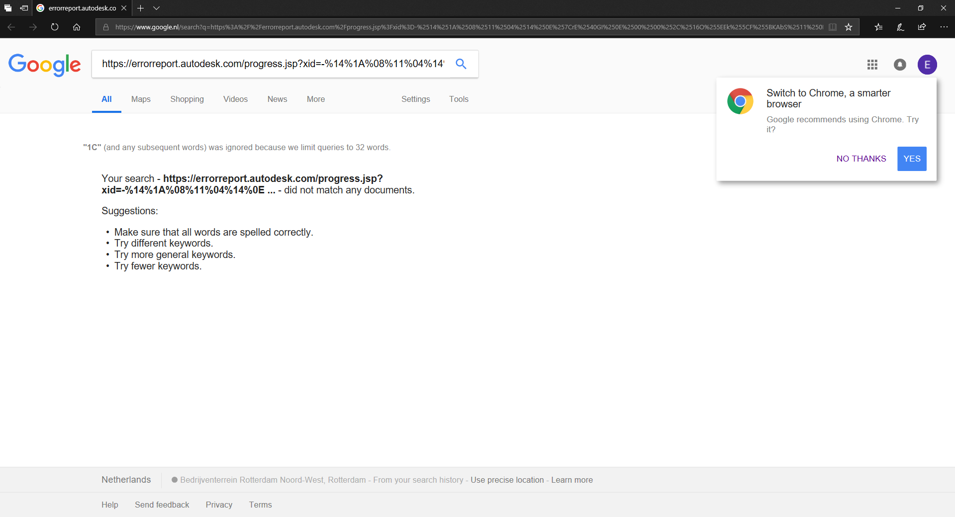 Error report error report - Autodesk Community