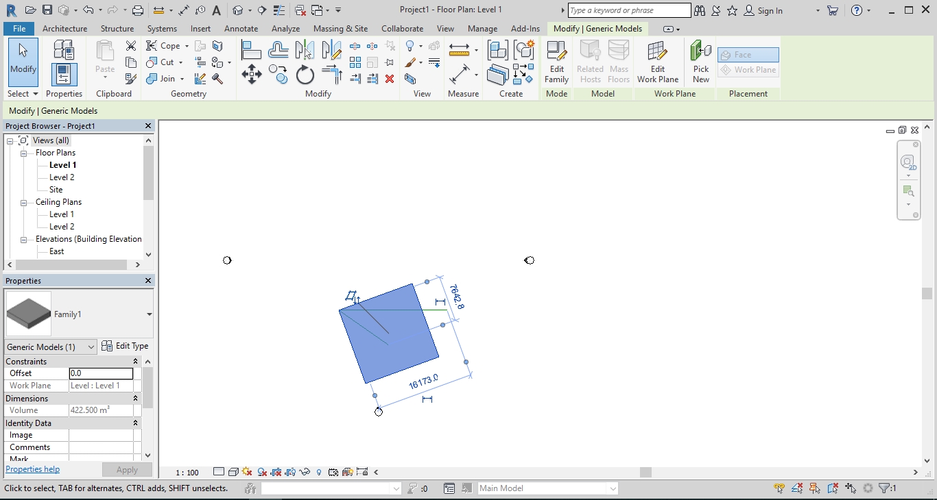 Solved: rotate a family with disjoin doesn't move as expected to place - Autodesk Community