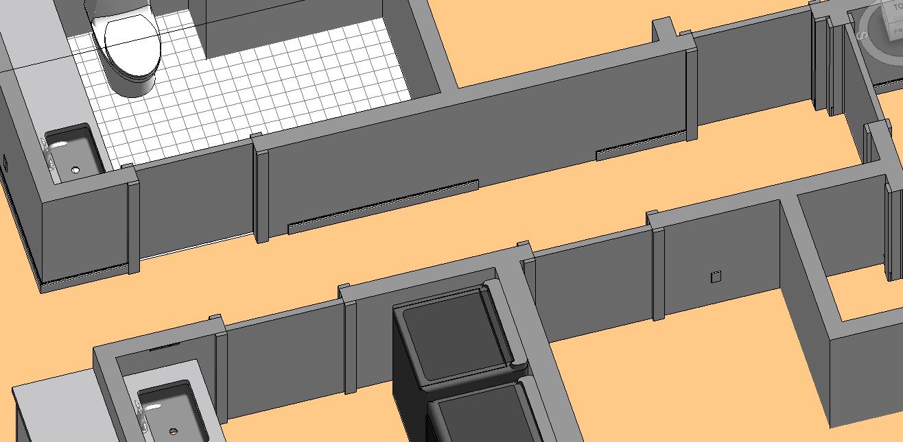 Solved: Wall sweep cut by inserts on opposing wall - Autodesk Community