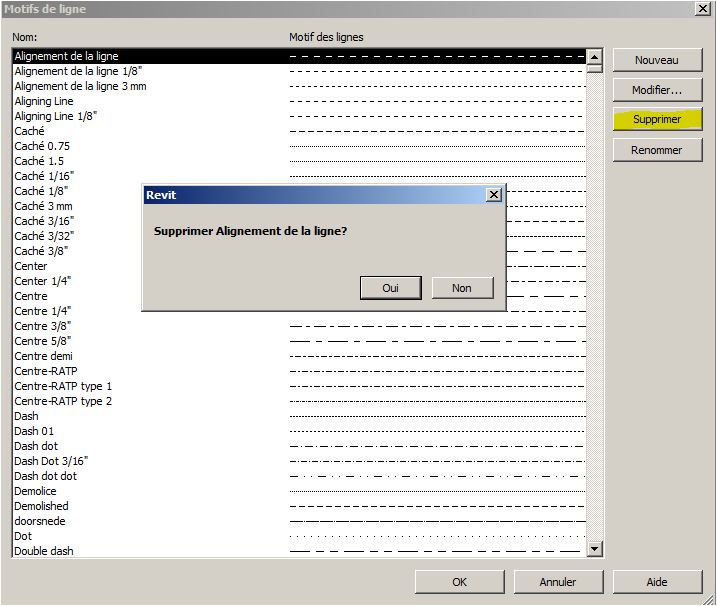 Résolu : Supprimer les motifs de ligne / Delete line patterns - Autodesk Community