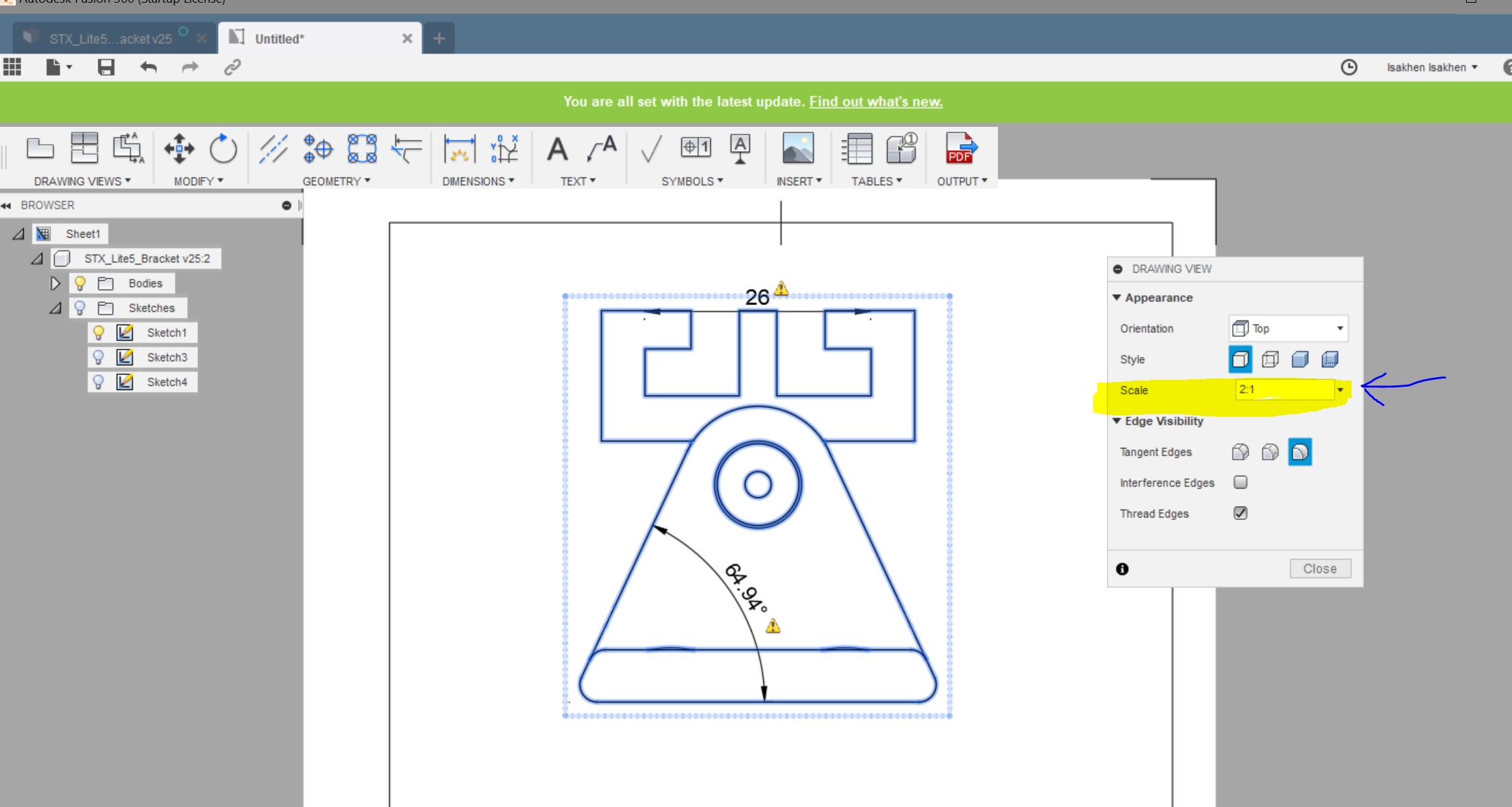 Solved: Is it possible to simply "Print" a design to scale? - Autodesk Community