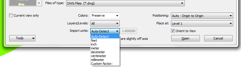 Solved: How to export Autocad drawing into Revit with proper scale ...