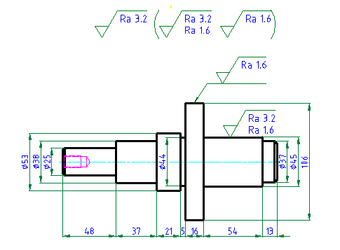 Majority surface symbol that indicates a state to all annotated ...