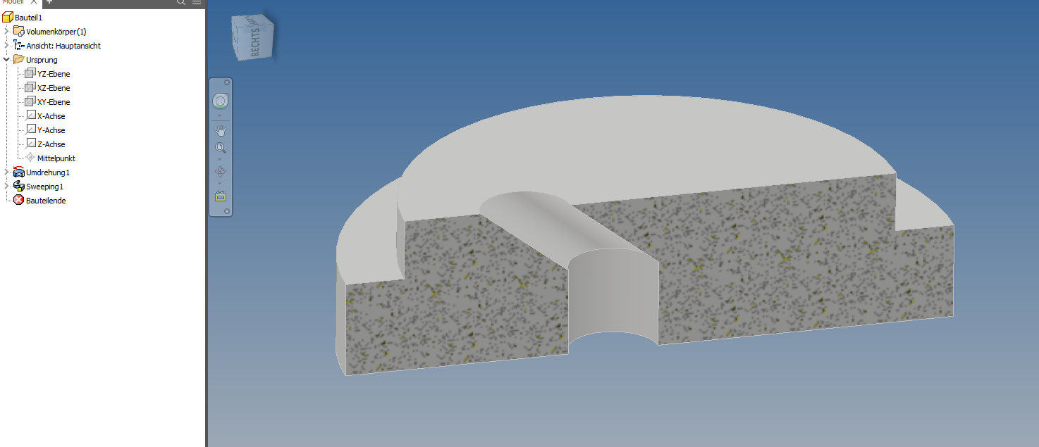 Solved: Sweeping to make an angle though hole - Autodesk Community