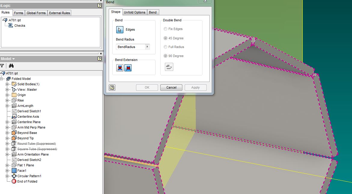 Solved: BEND command not consistent in behaviors - Autodesk Community