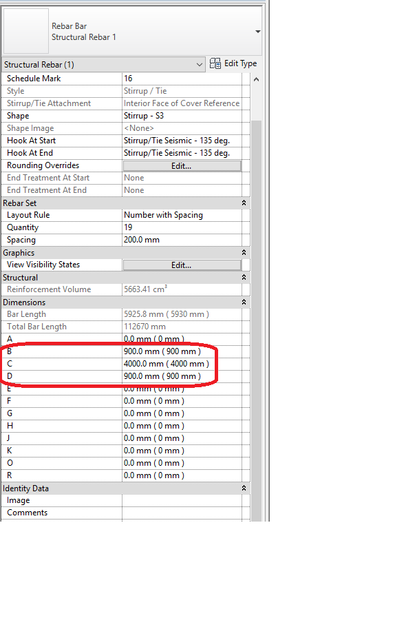 How to modify the rebar bar segments dimensions? - Autodesk Community
