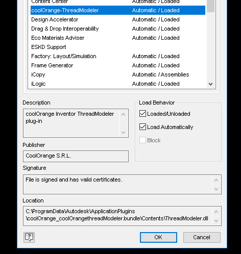 Solved: Cannot see Add-in (ThreadModeler) after installation - Autodesk Community