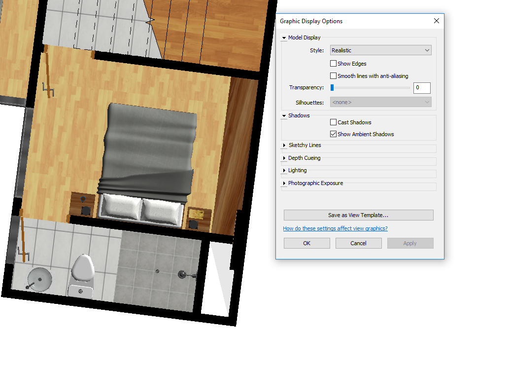 Solved: Ambient shadows not in all levels shown - Autodesk Community