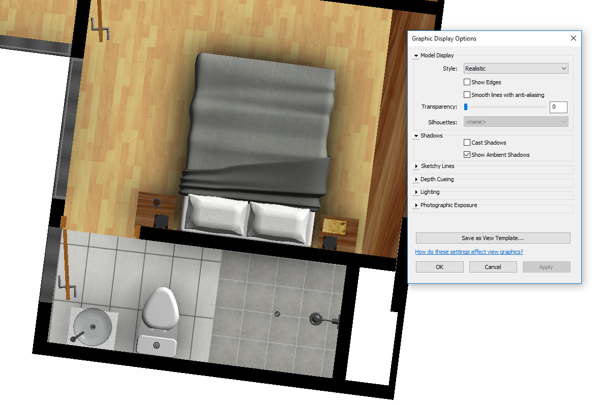 Solved: Ambient shadows not in all levels shown - Autodesk Community