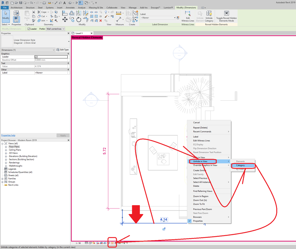Solved: dimensions not showing - Autodesk Community