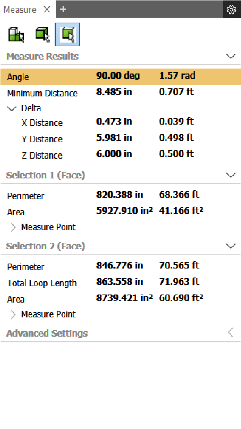 Inventor 2018 Measure Tool Settings Autodesk Community