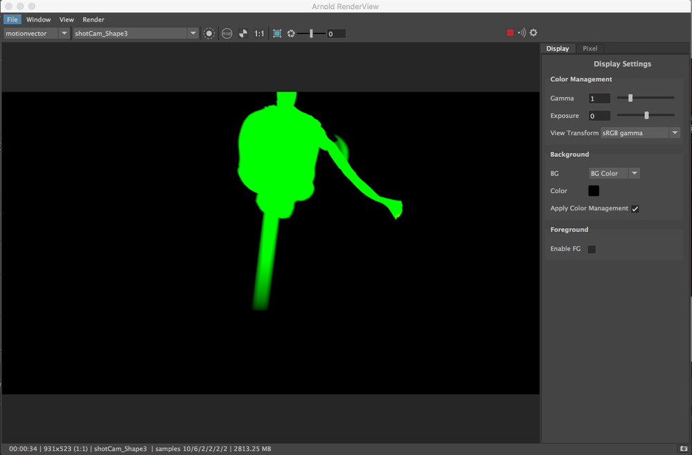 Maya Arnold MotionVector Clipping in render - Autodesk Community