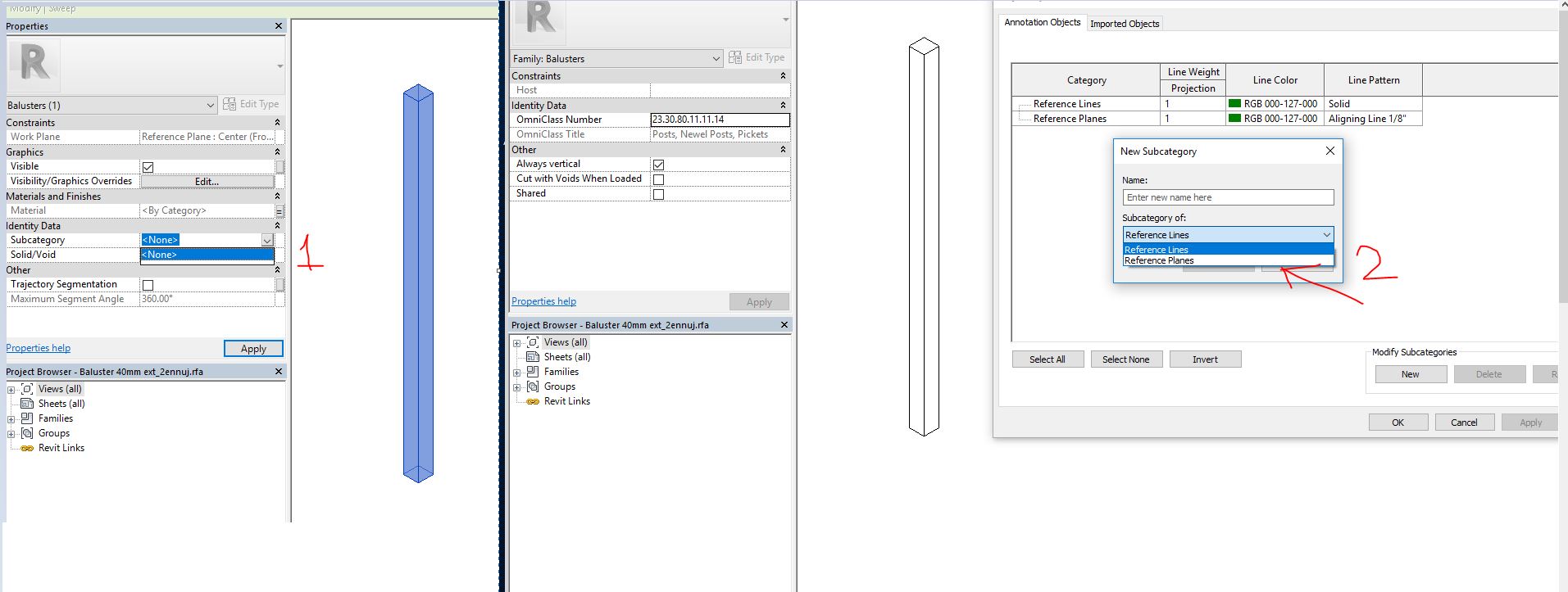 Solved: Railing Subcategory - Autodesk Community