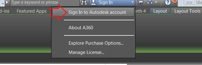 Autocad civil 3d and 360 sign in - Autodesk Community