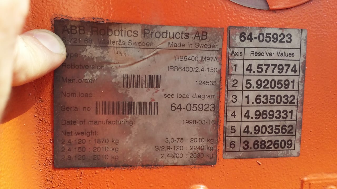 Solved: 3D Model for Robot ABB IRB 6400/2.4-150 - Autodesk Community