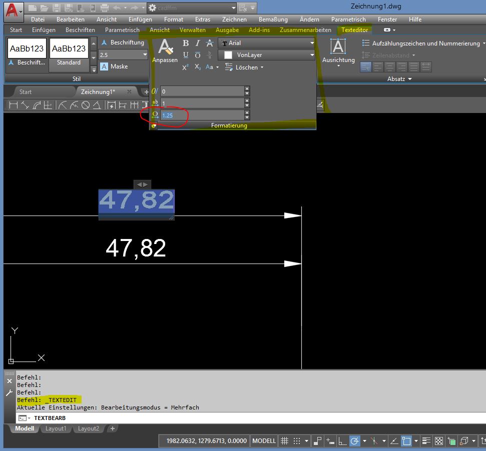 Solved: How to change the width of a text - Autodesk Community
