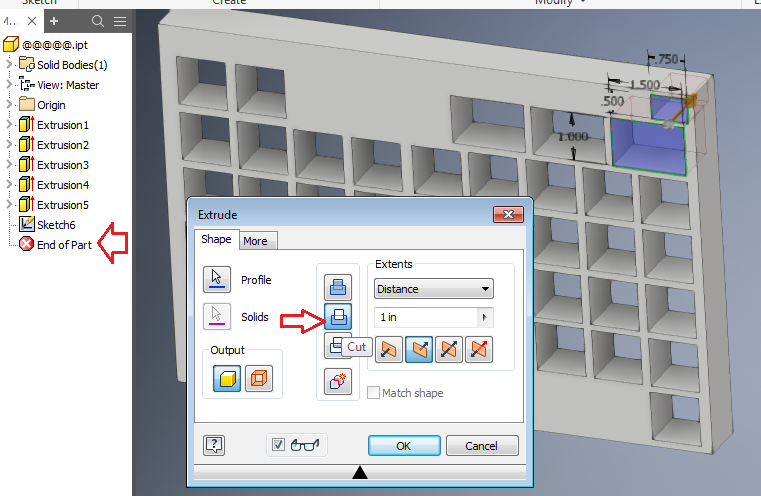 Creating a grid and extruding the borders - Autodesk Community