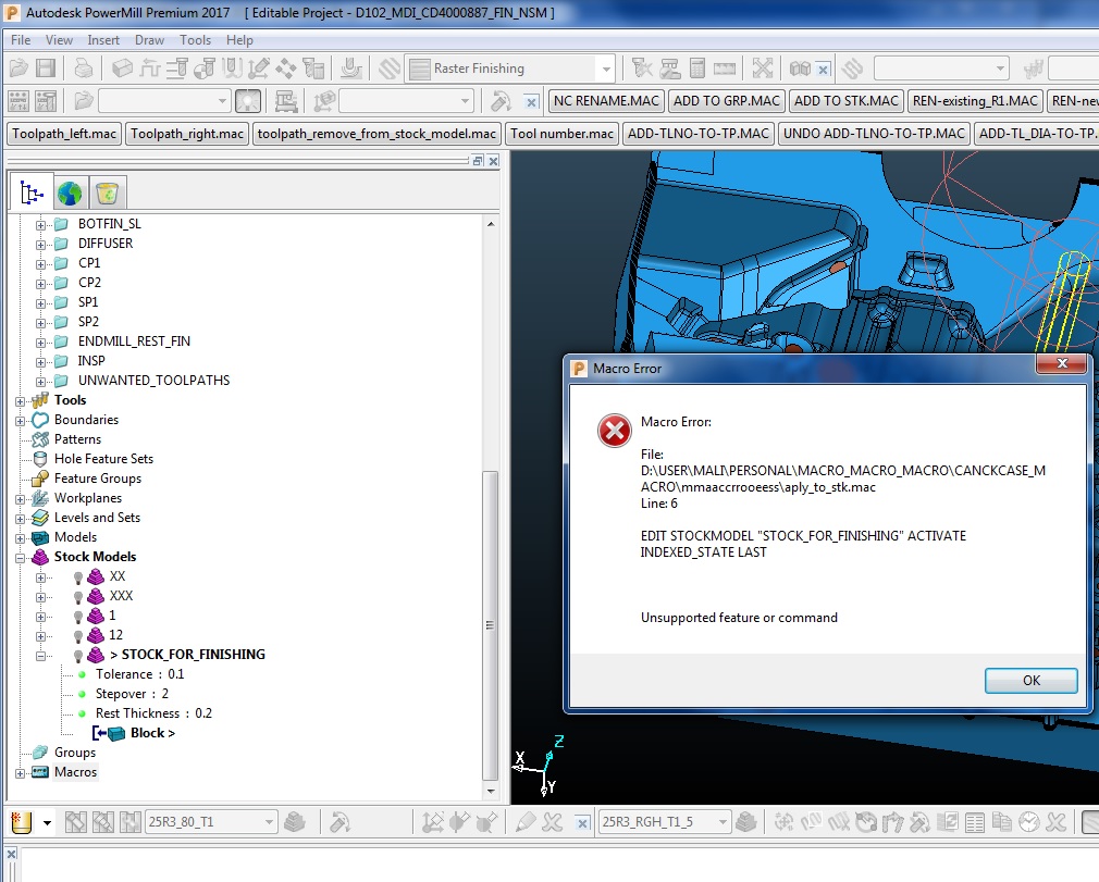 Solved: set of tool paths to be add to stock model - Autodesk Community