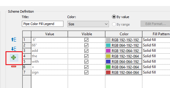 Solved: Pipe Color Fill Legend - Autodesk Community