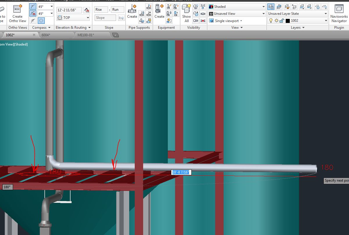 How to make the pipe rest on BOP on the beam structure? - Autodesk ...