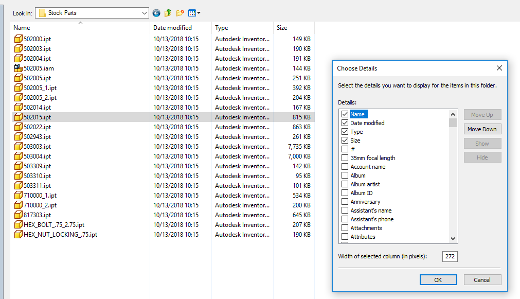 iProperties available in Windows Explorer - Autodesk Community