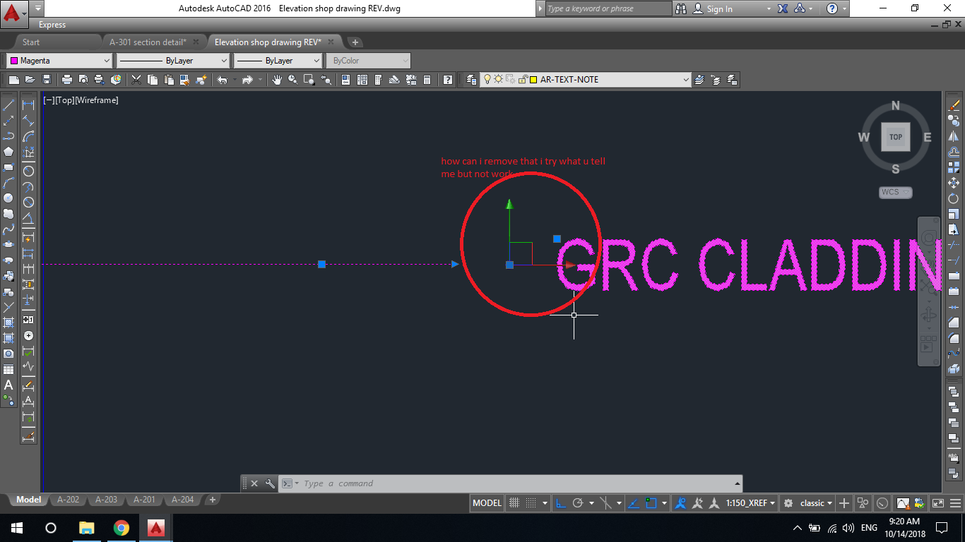 Solved: UCS appears next to an object every time I select it. How do I remove it? - Autodesk ...