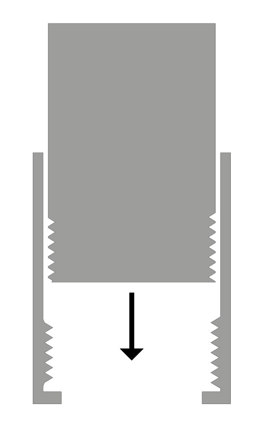 Solved: thread in concentric cylinders - Autodesk Community
