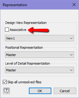 Solved: Top Level Assembly View Representation Calling up other View ...