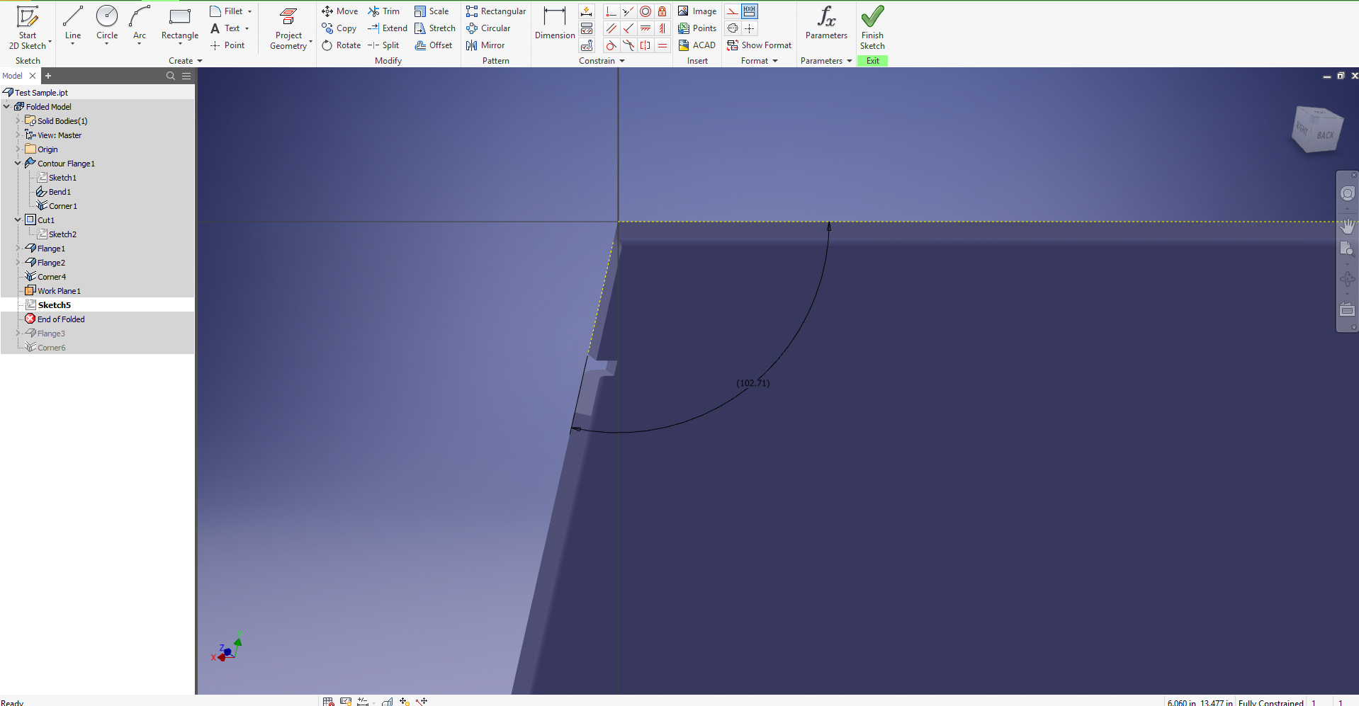 Solved: Help with corner seam on a compound angle - Autodesk Community