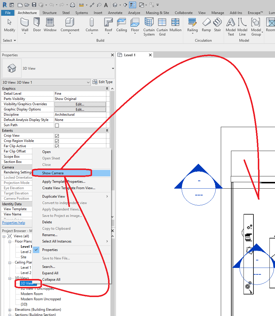 Solved: 3D views camera - Autodesk Community