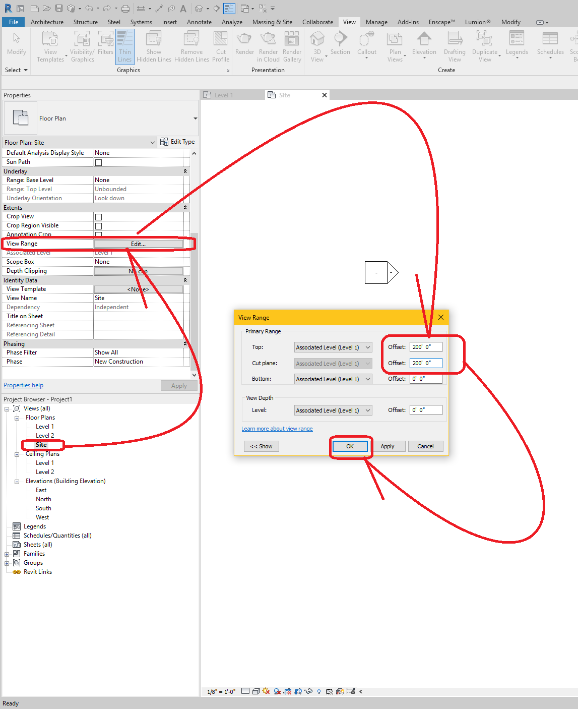Solved: lost site level - Autodesk Community